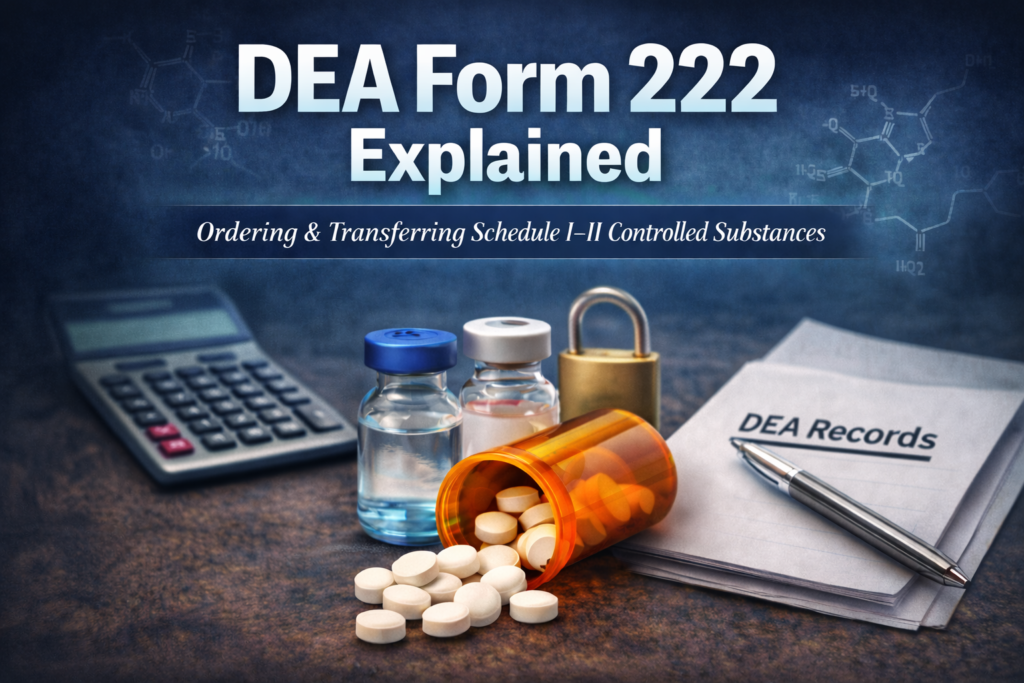 DEA Form 222 Explained: Ordering & Transferring Schedule I–II ...